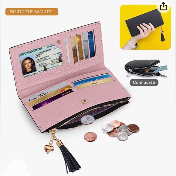 Jocose Moose | Bags | Card Holder Wallet Coin Purse | Poshmark